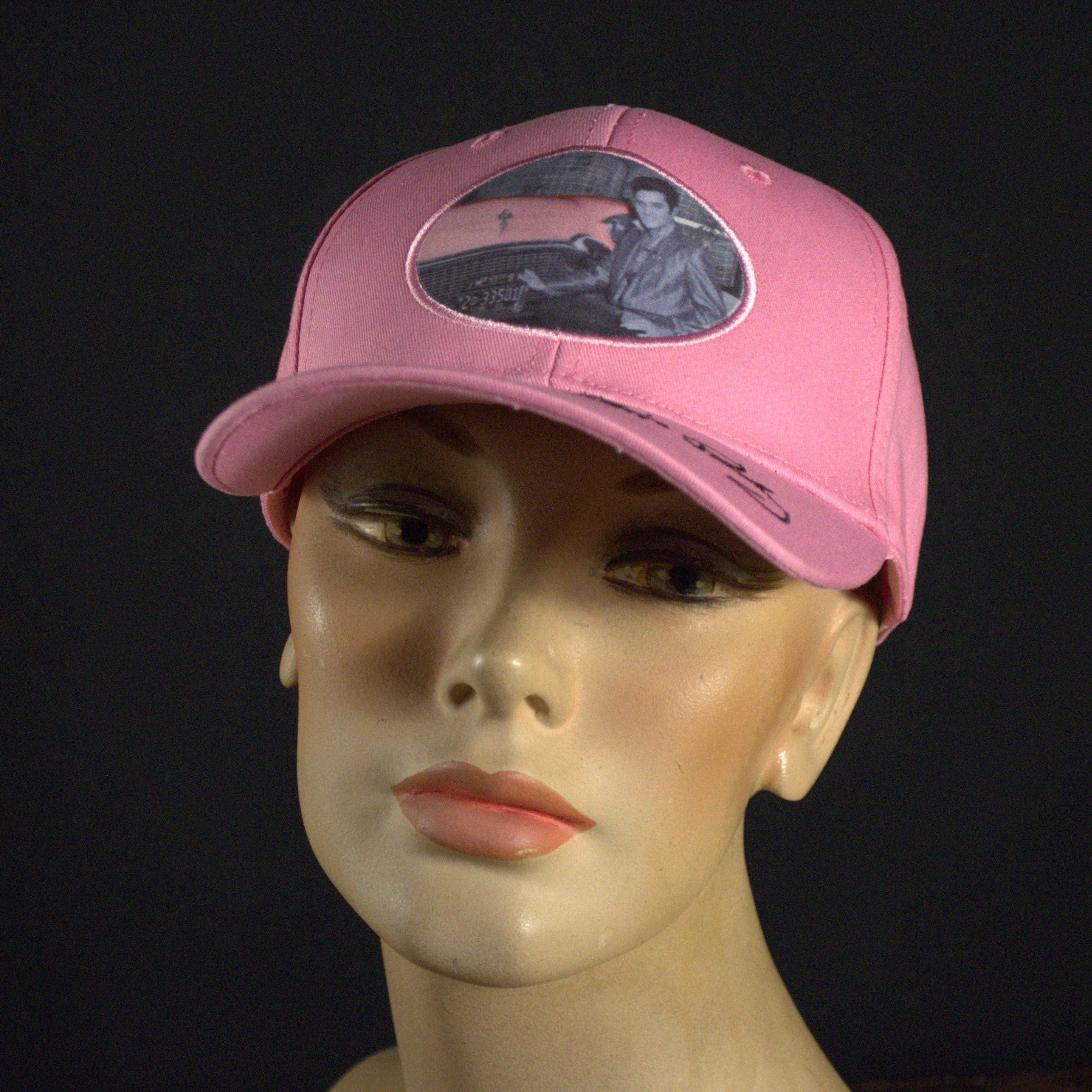 Elvis Front of Graceland with Car Pink Hat – a-schwab