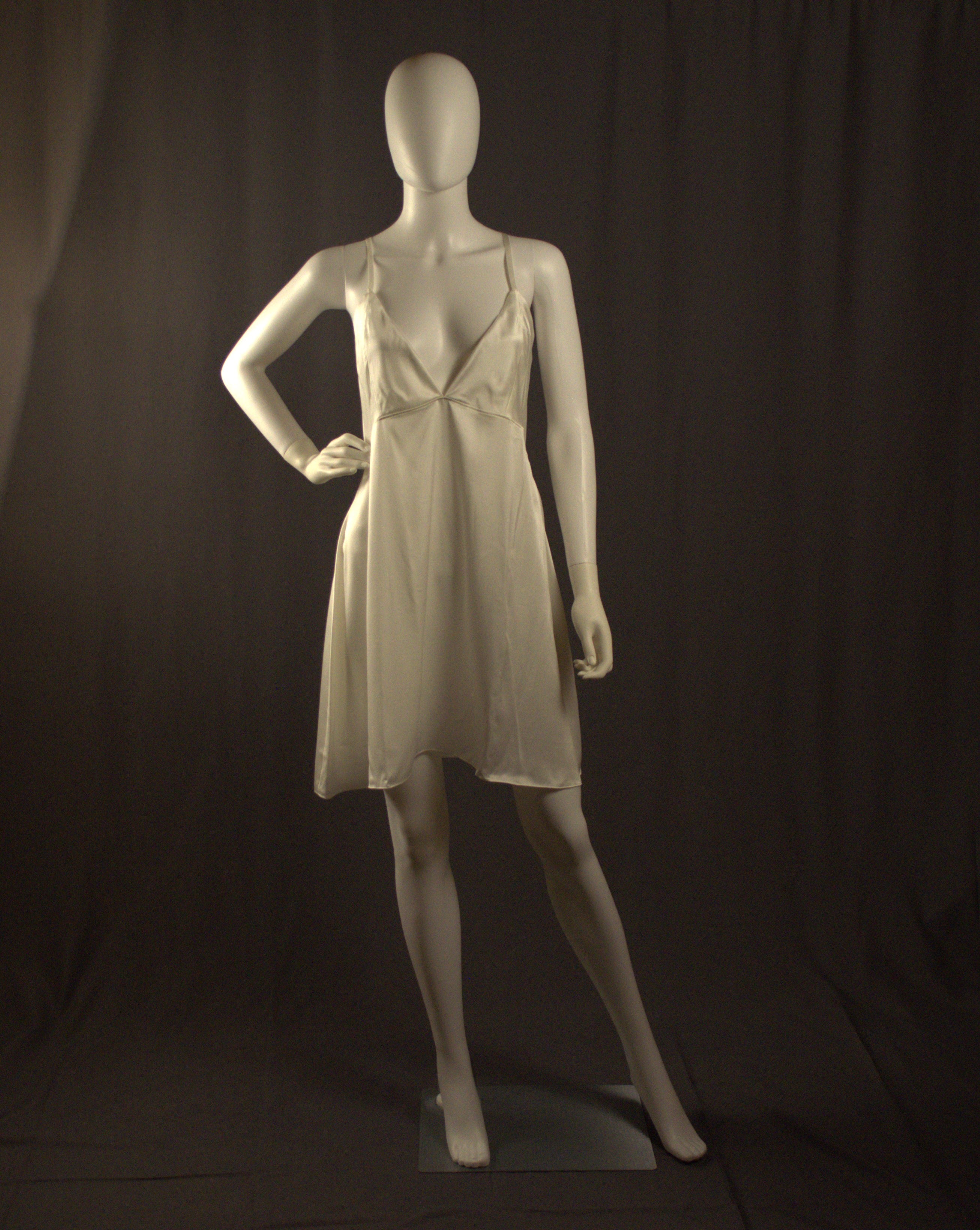Short Empire Waist Gown Ivory – a-schwab